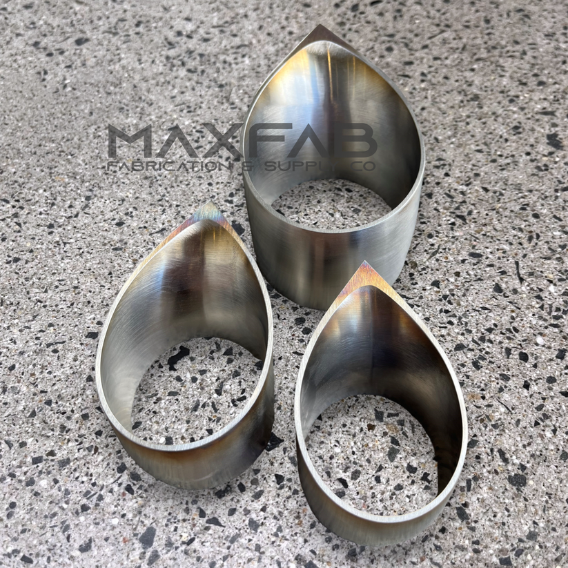 Teardrop Exhaust Tips – Maxfab - Fabrication & Supply Co.