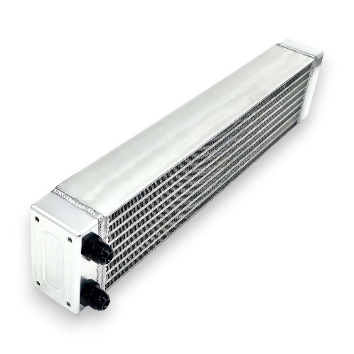 Hi Capacity Rotary 8 Row Oil Cooler with Billet Tanks – Maxfab ...