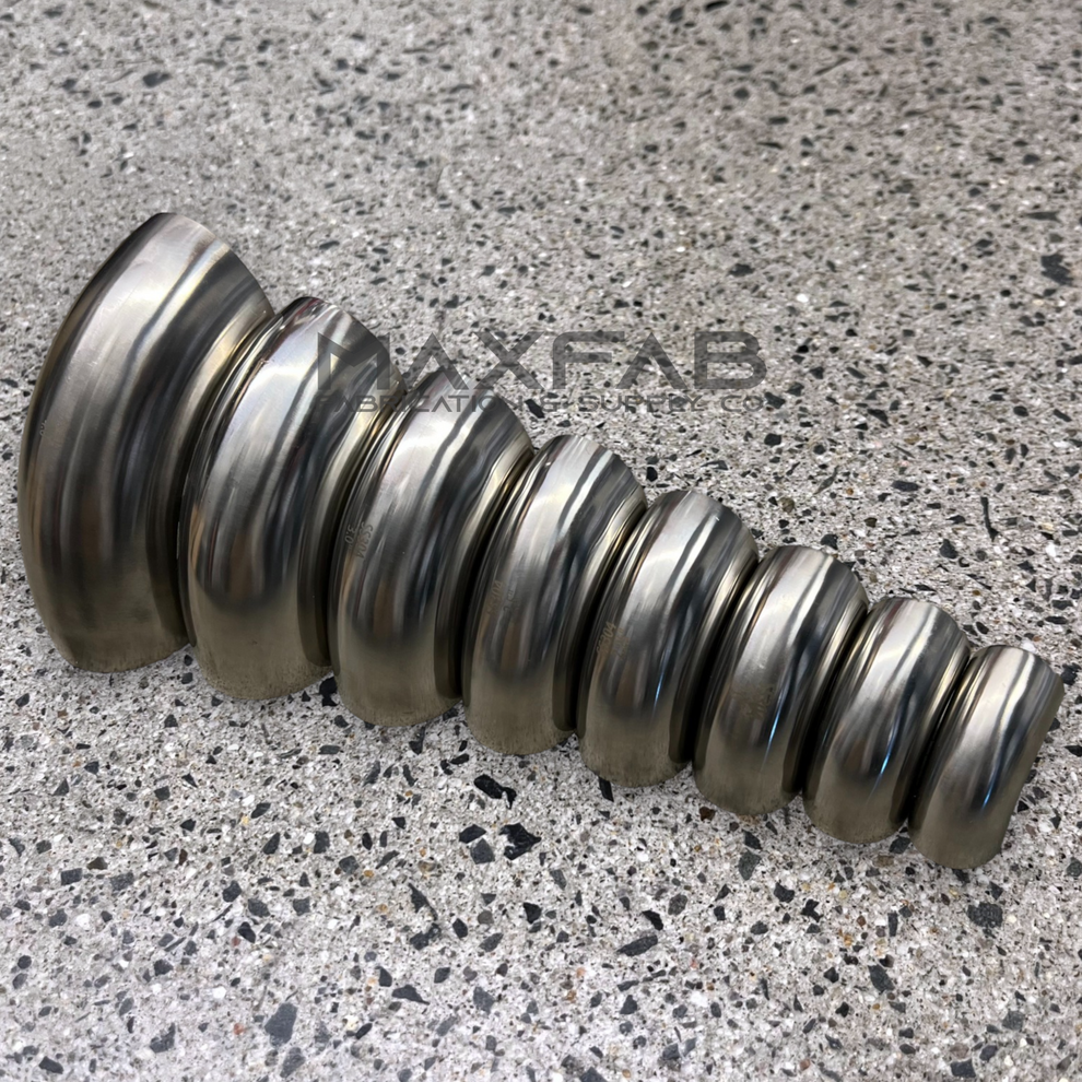 90 Degree Stainless Steel Bend – Maxfab - Fabrication & Supply Co.