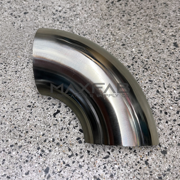 90 Degree Stainless Steel Bend – Maxfab - Fabrication & Supply Co.