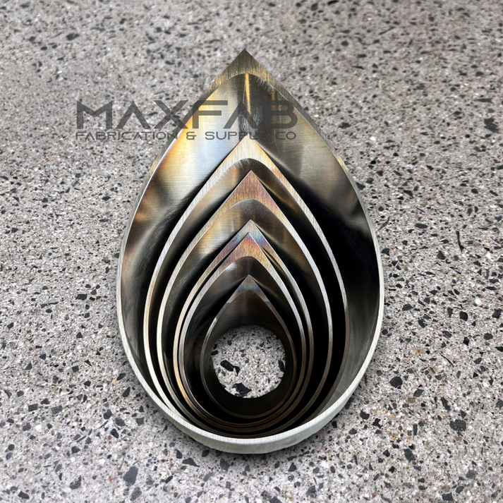 Teardrop Exhaust Tips – Maxfab - Fabrication & Supply Co.