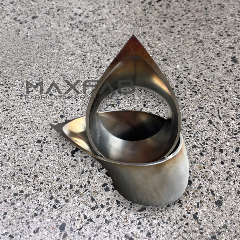 Teardrop Exhaust Tips – Maxfab - Fabrication & Supply Co.